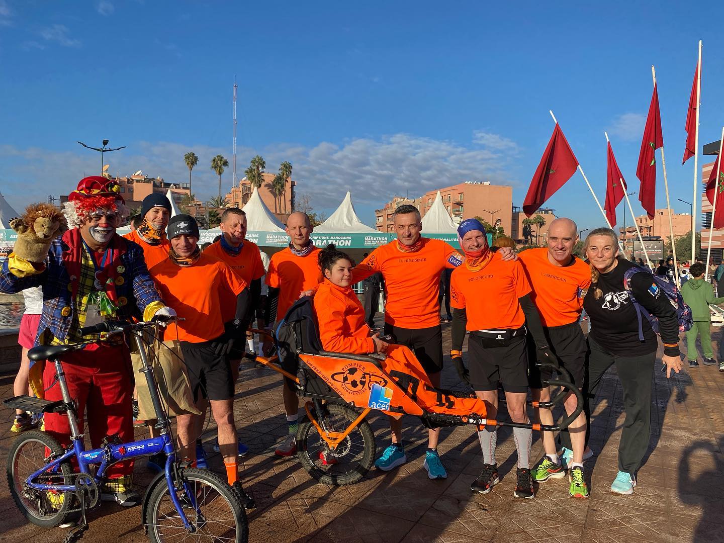 Marathon de Marrakech - Pompier raid aventure